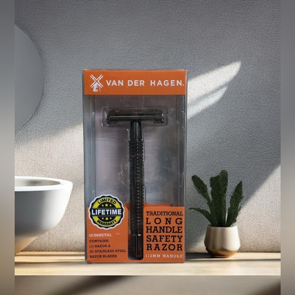 Grooming | New Van Der Hagen 11mm Gun Metalsafety Razor | Poshmark